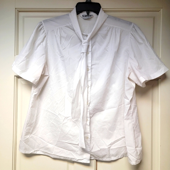 Ms Bond | Tops | Ms Bond Vintage Bow Blouse | Poshmark